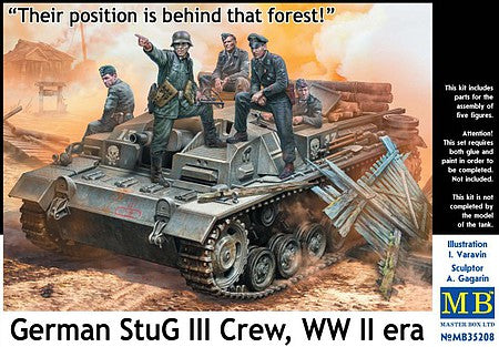 Master Box 35208 WWII German Stug Crew 1:35