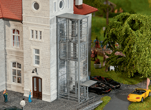 Faller HO 180609 Modern Elevators Kit, 1 Each Tall (For Structures)