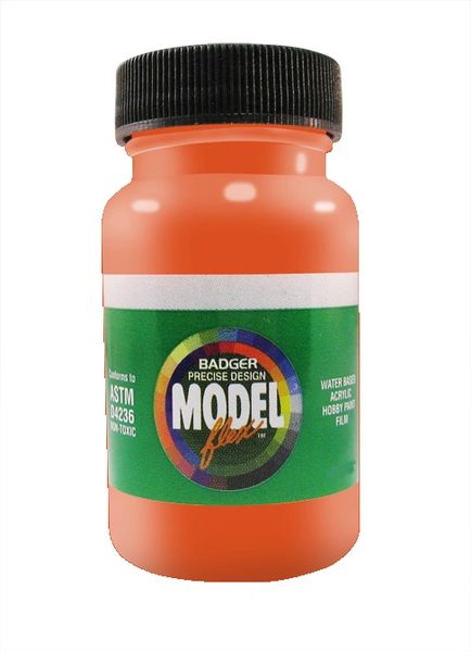 Badger Airbrush 16109 Modelflex Paint, Gloss Orange (1 oz.)