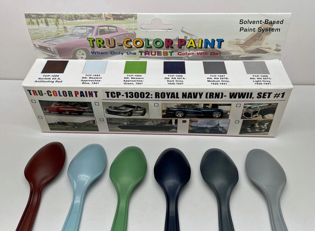 Tru-Color Paint 13002 1920-41 Royal Navy Paint Set #1 (6-Pack of 1oz B