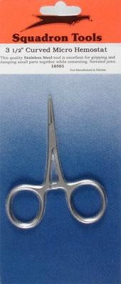 Squadron Tools 10501 Micro Curved Hemostat 3.5'
