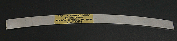 Ribbonrail 1026 10" Track Alignment Gauges - Curved -- 26" Radius, HO