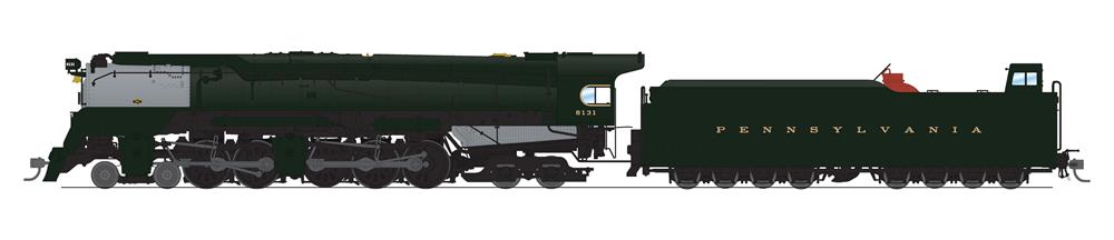 (Brass Hybrid) BLI 7800 PRR Q2 Duplex, 4-4-6-4, #6131, Prototype Versi