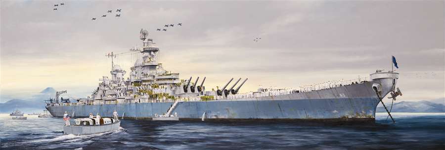Trumpeter 03705 1/200 USS Missouri BB-63