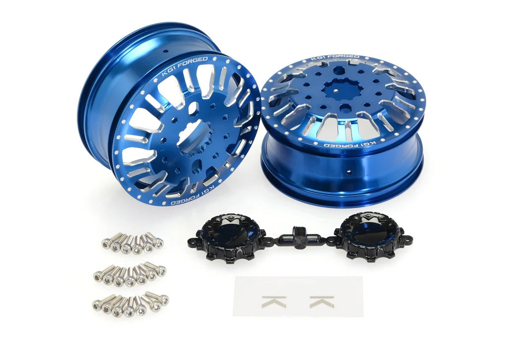 CEN Racing CKD0656 KG1 KD004 Duel Rear Dually Wheel (Blue Anodized, 2p
