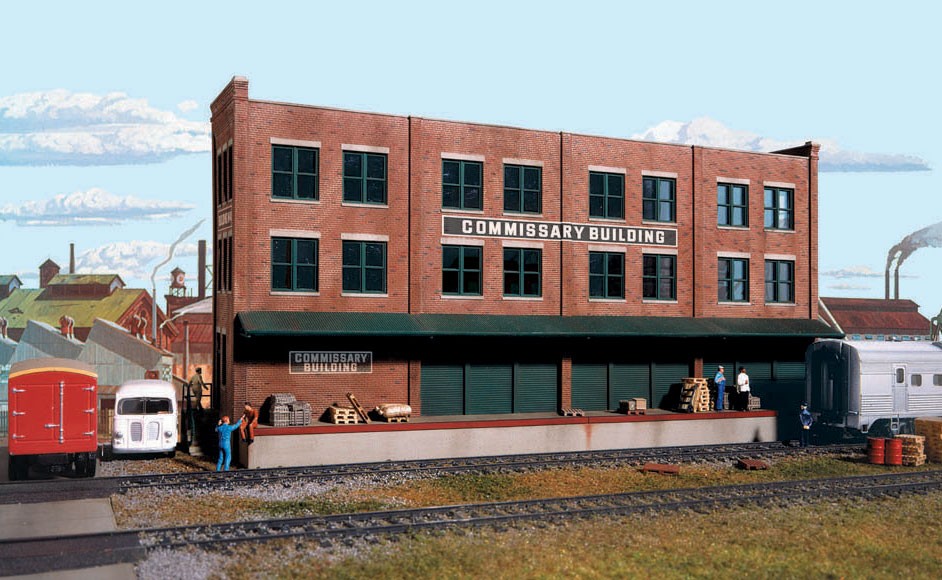 Walthers Cornerstone 933-3173 Commissary/Freight Transfer Background B